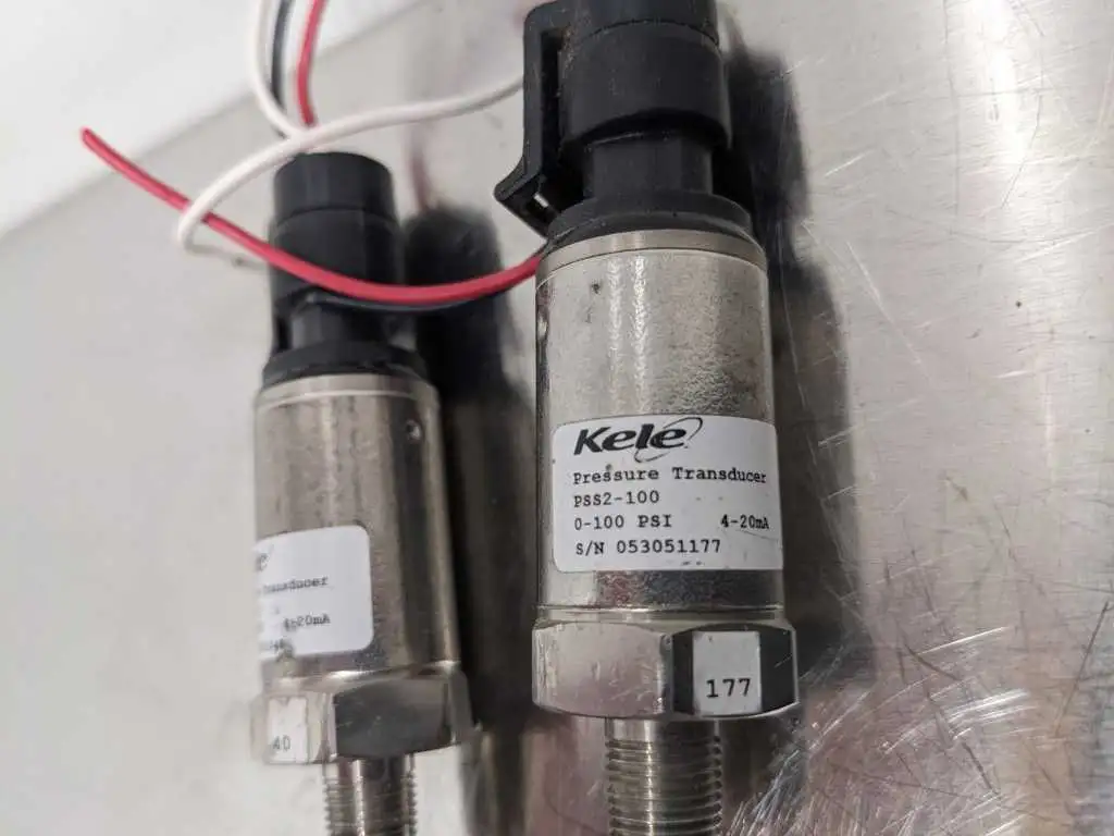 2 Pack Kele PSS2-100 Pressure Transducer 0-100 PSI 4-20mA – NEO Surplus