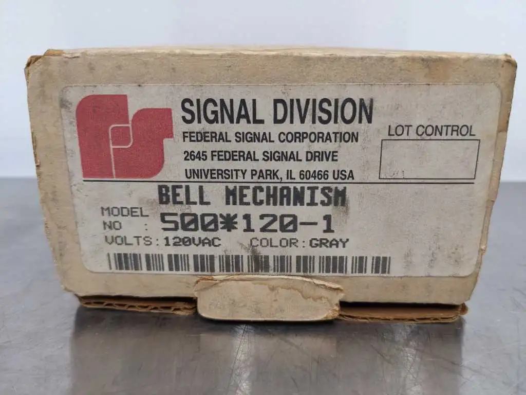 Federal Signal 500-120-1 Bell Mechanism 120, VAC 500*120-1 Gray – NEO ...