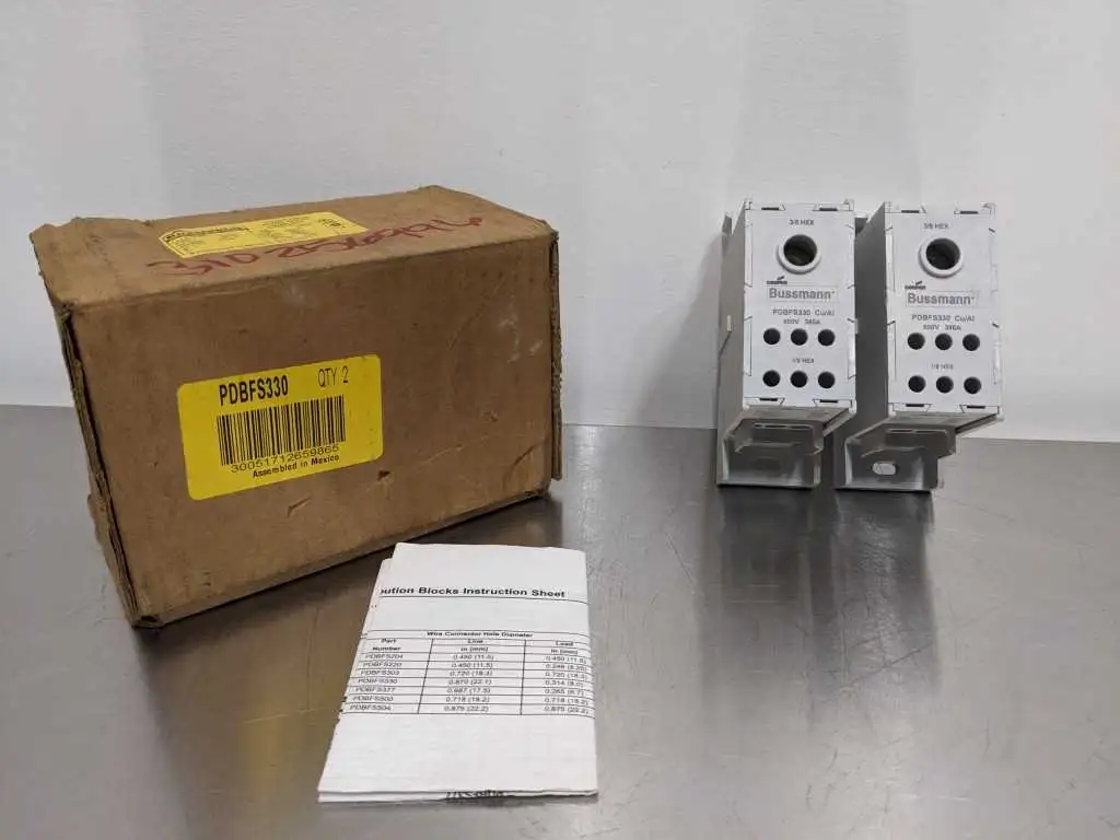 2 Pack Bussmann PDBFS330 Power Distribution Block Cooper – NEO Surplus