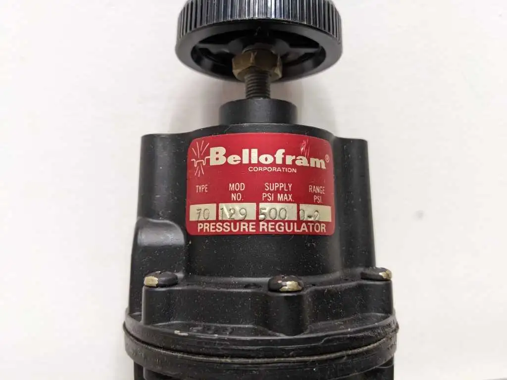 Bellofram Type 70 Air Pressure Regulator 0-2 PSI 500 PSIG Max – NEO Surplus
