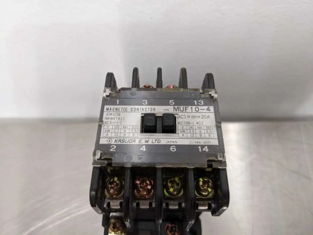 Kasuga MUF10-4 Magnetic Contactor 20A – NEO Surplus