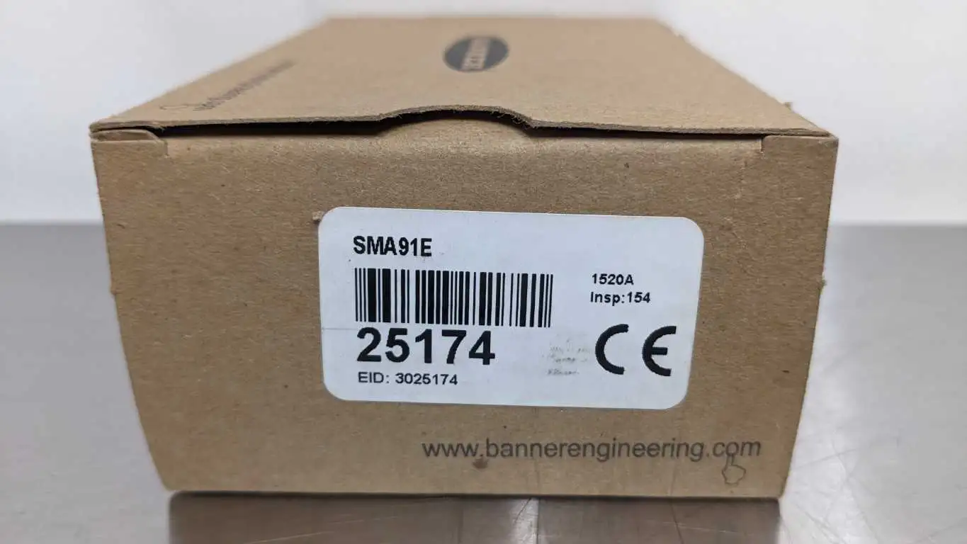 Banner SMA91E Sensor Emitter 60m 24-250 VAC 25174 Valu-Beam – NEO Surplus