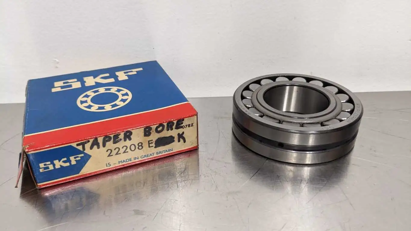 SKF 22208 EK Spherical Roller Bearing 40mm ID 80mm OD 23mm Wide – NEO Surplus