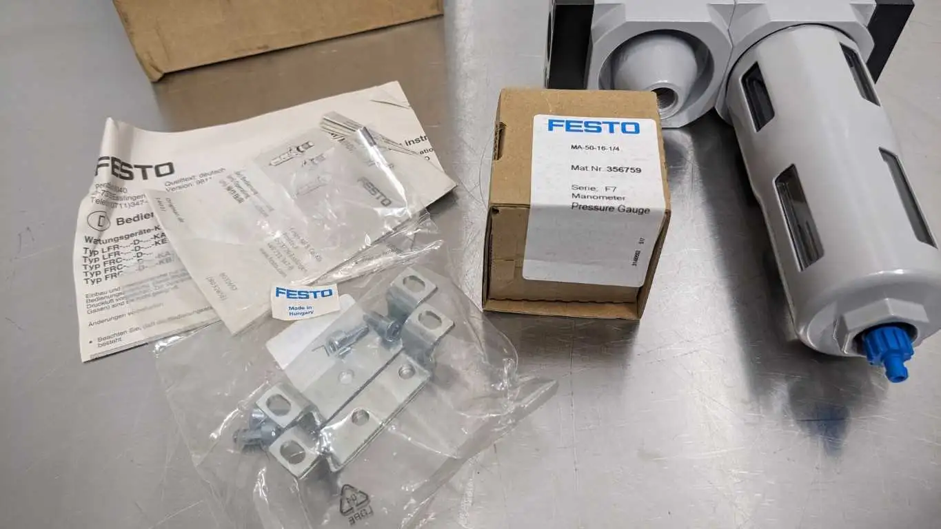 Festo LFR-1/2-D-MIDI-KC Air Filter Preparation Unit 185739 H160 – NEO ...
