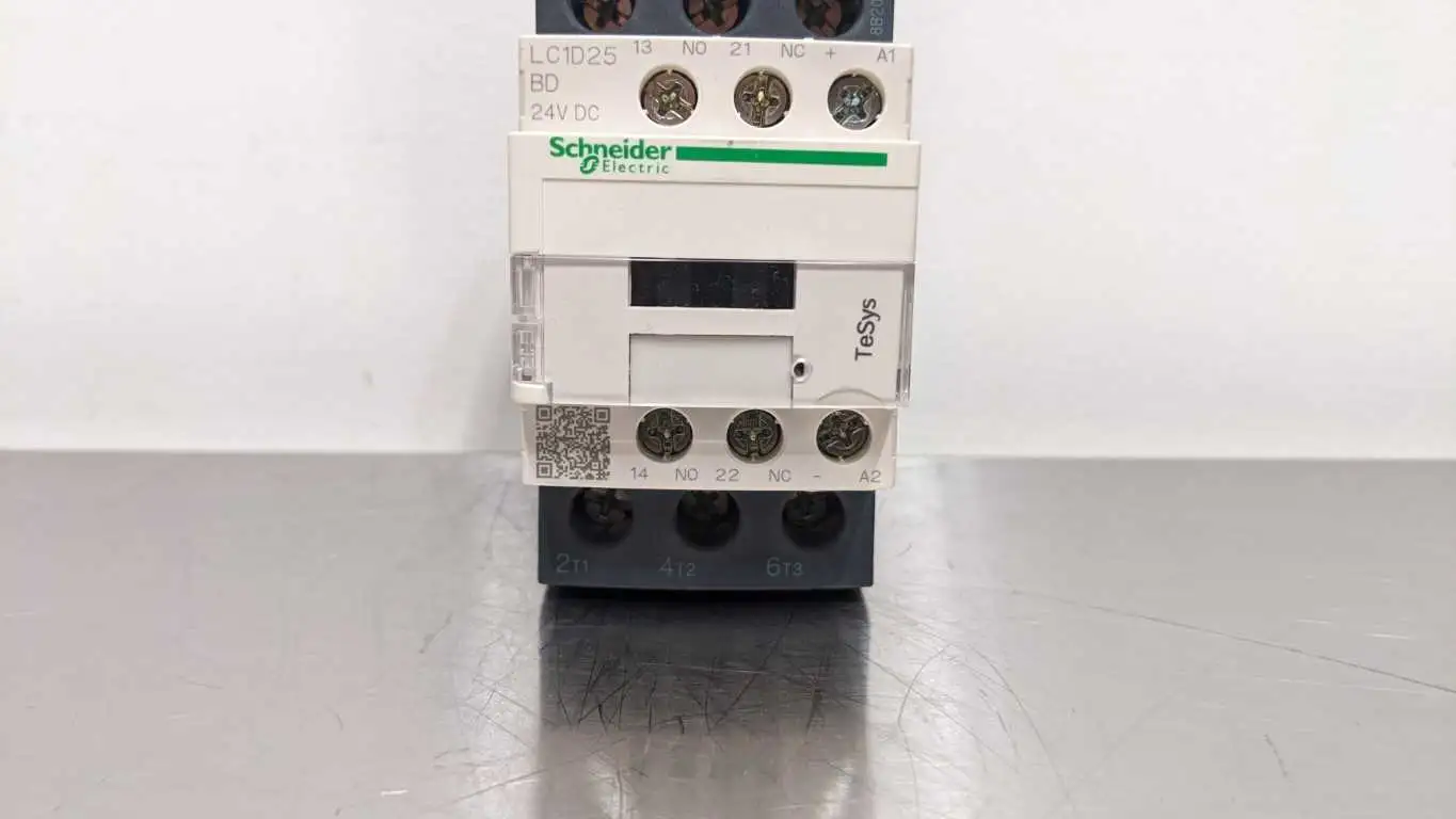 Schneider Electric LC1D25BD Contactor 15HP 24VDC 480VAC 3P 3 NO 25A – NEO Surplus
