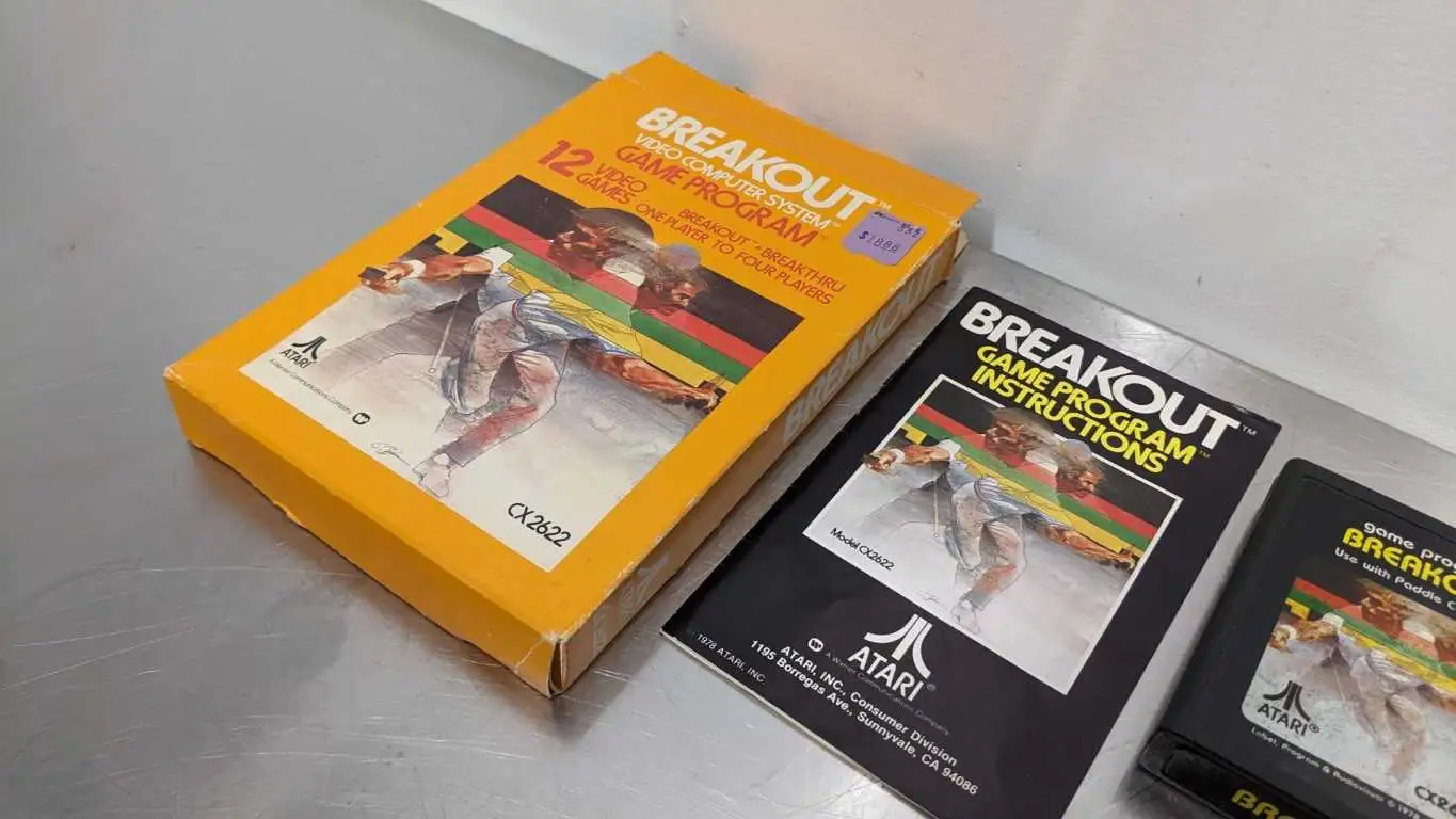 Atari Breakout CX2622 Game Box and Manual 1981 – NEO Surplus