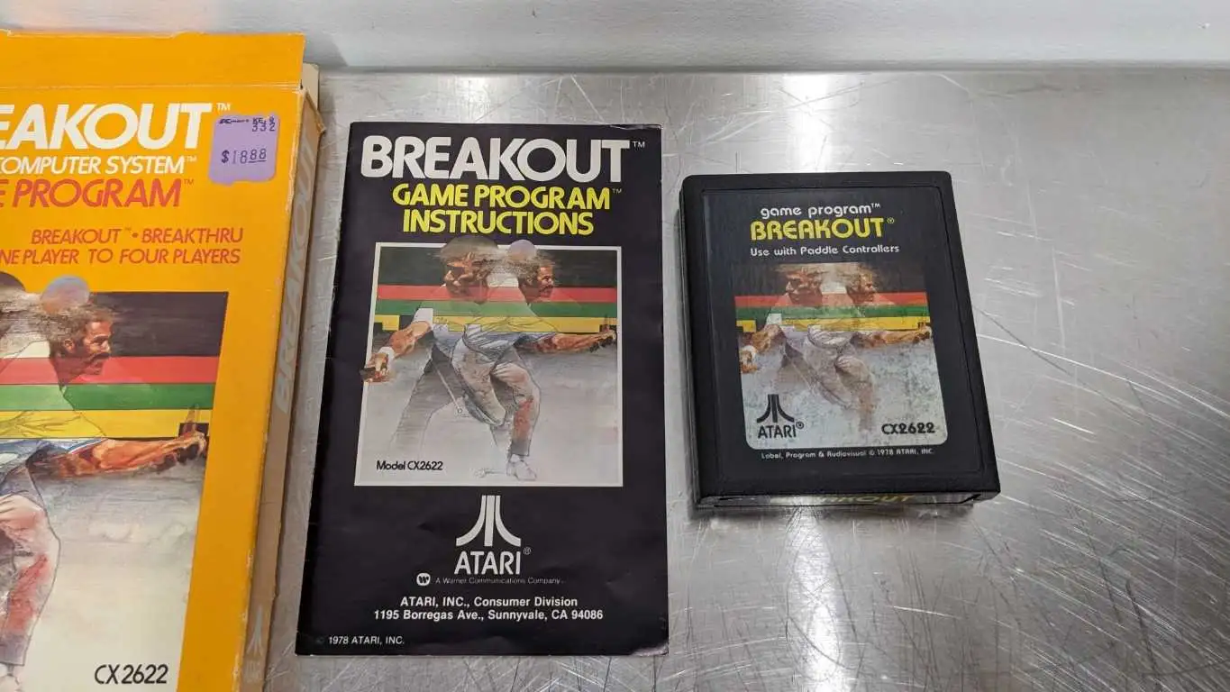 Atari Breakout CX2622 Game Box and Manual 1981 – NEO Surplus