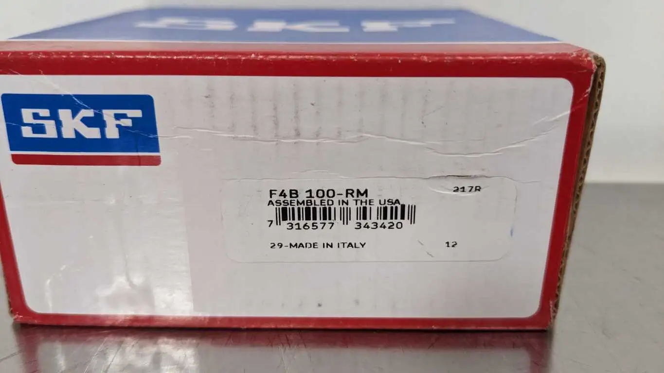 SKF F4B 100-RM 4 Bolt Flange Bearing 1″ Shaft – NEO Surplus