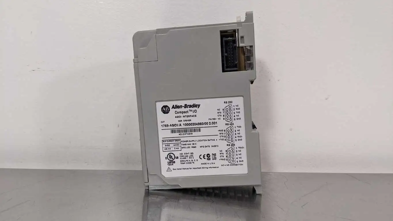 Allen-Bradley 1769-ASCII Compact I/O ASCII Interface Ser A – NEO Surplus