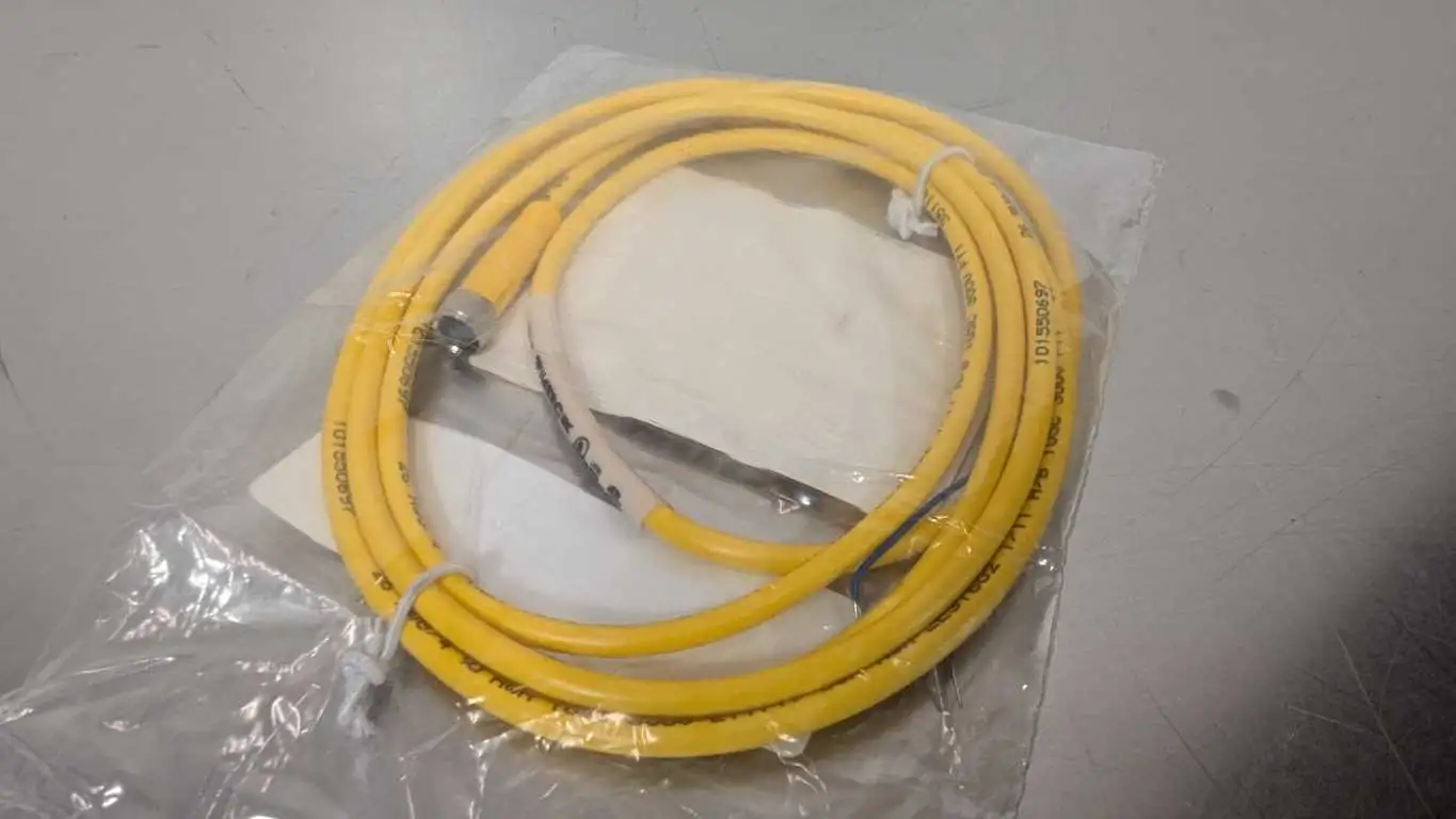 Turck PKG 4M-2 Cordset U2503-14 2m M8 Yellow 4 Pin Female 4 Wire 26AWG ...