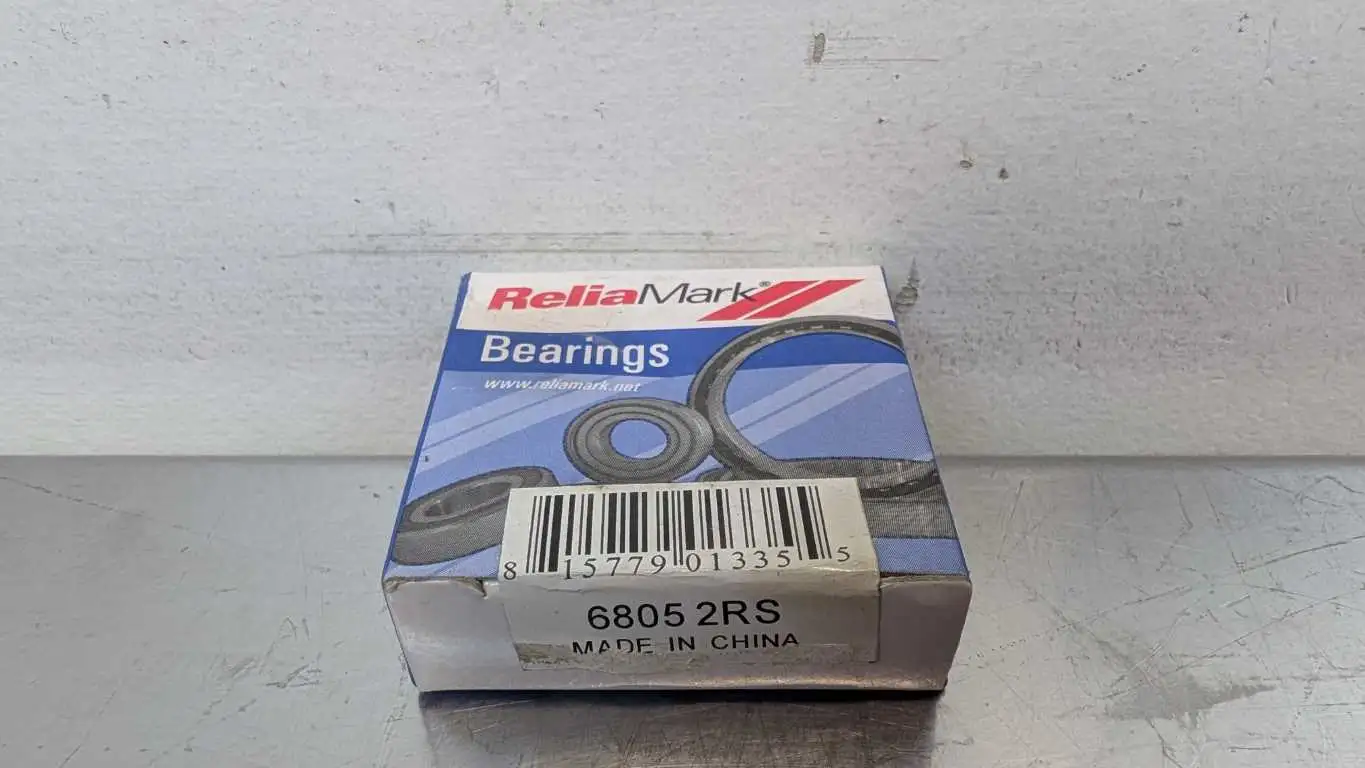 ReliaMark 6805 2RS Deep Groove Ball Bearing 22mm ID 37mm OD 7mm Wide ...