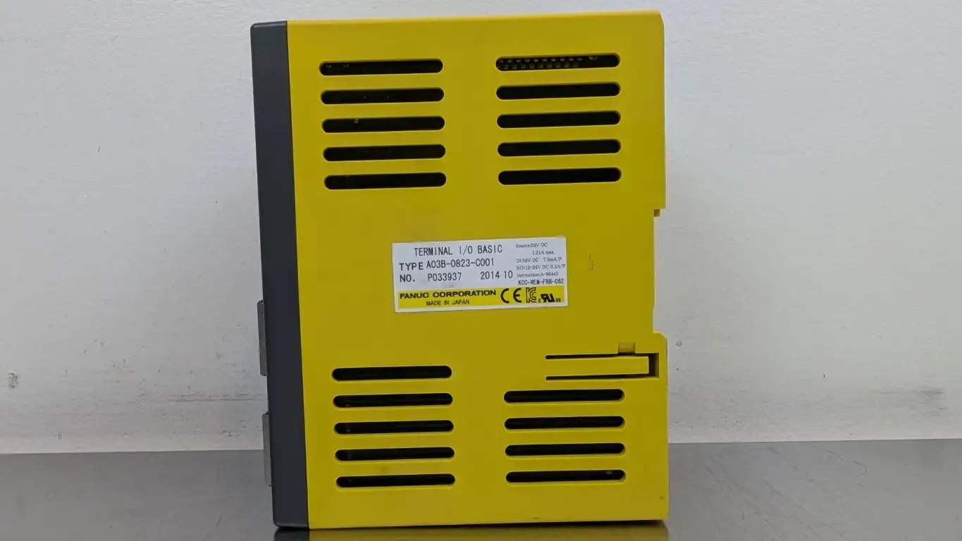 Fanuc A03B-0823-C001 Terminal I/O Basic 24VDC 1.21A – NEO Surplus