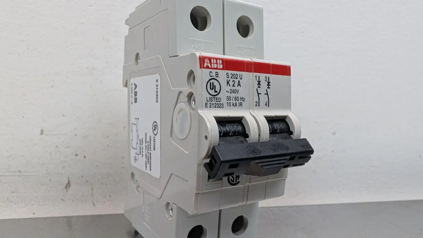 ABB S202U-K2 Miniature Circuit Breaker 2-Pole 240VAC 2A – NEO Surplus