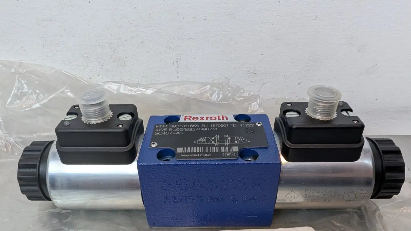 Rexroth R901261658 Directional Spool Valve 4WE6J62/EG24N9K72L 24VDC ...