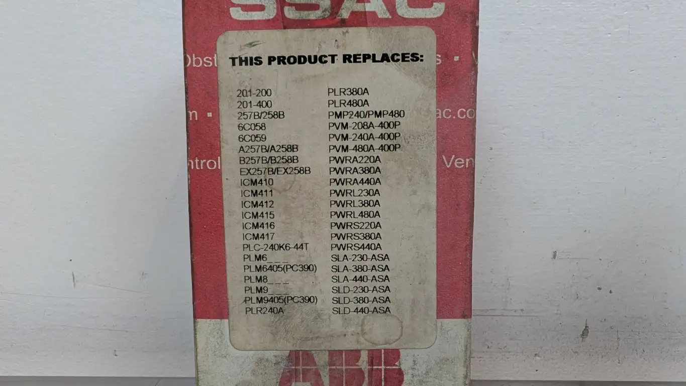 ABB PLMU11 3 Phase Line Monitor PC606 5JJ49 SSAC 200-480VAC 10A – NEO ...