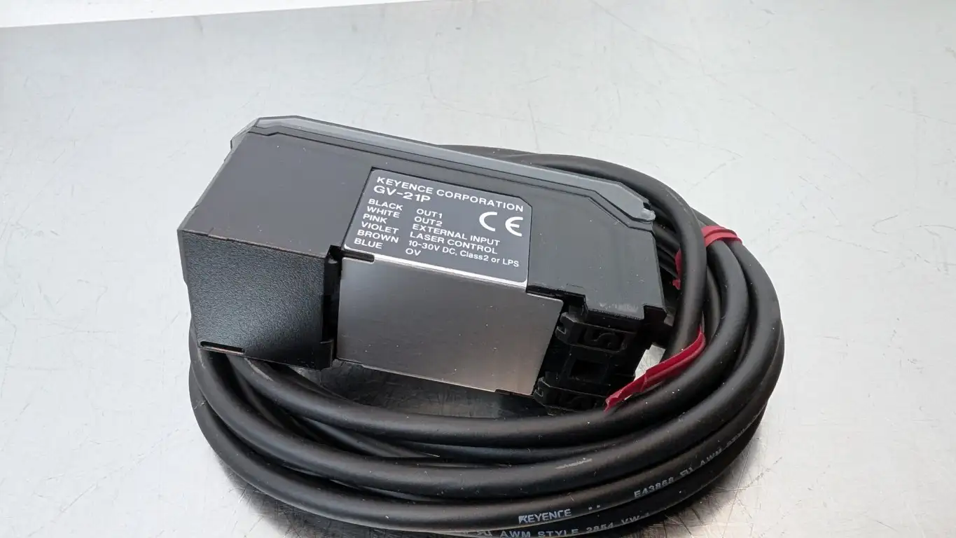 Keyence GV-21P Laser Sensor 1.5/3/10/20/50 ms 10-30VDC – NEO Surplus
