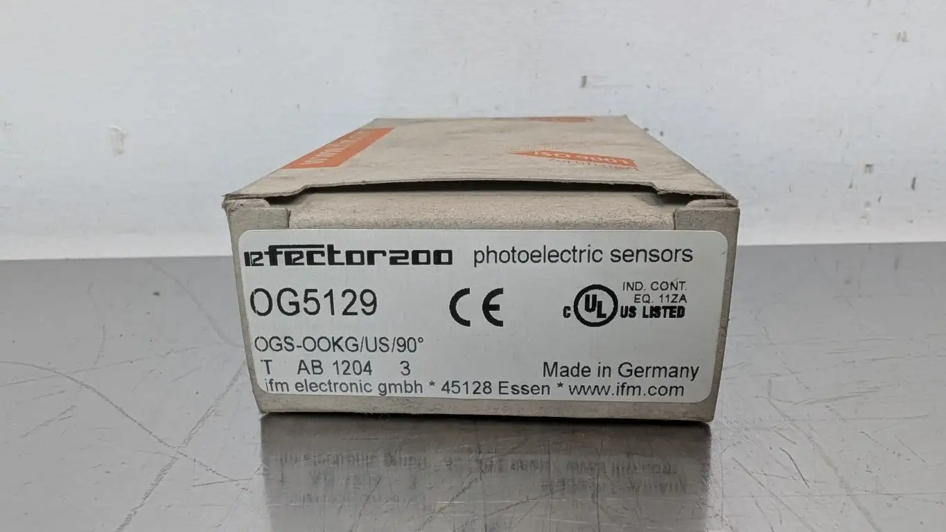 IFM Efector OG5129 Through-beam Sensor Transmitter OGS-OOKG/US/90° – NEO Surplus