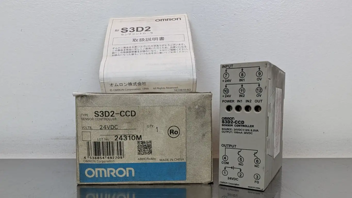 Omron S3D2-CCD Sensor Controller 24VDC 8A – NEO Surplus