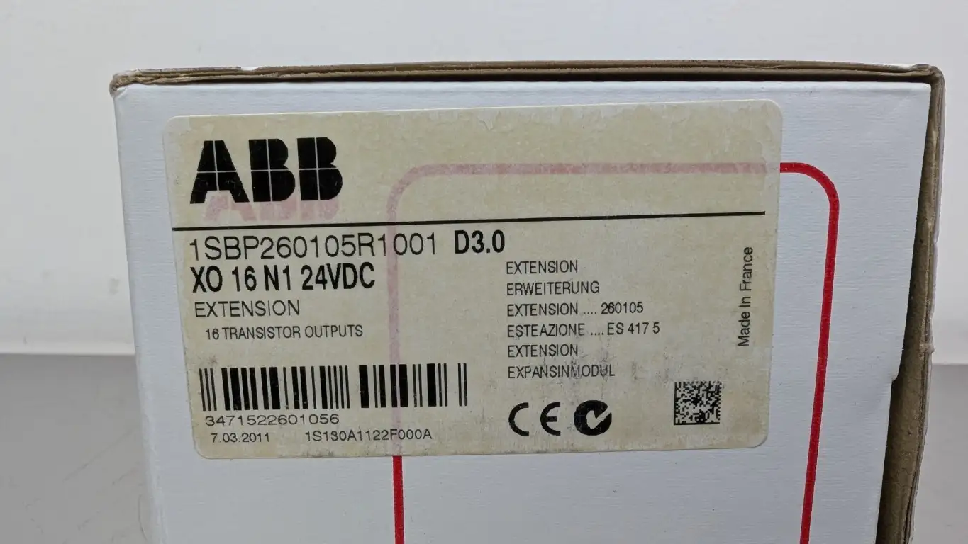 ABB 1SBP260105R1001 Extension XO 16 N1 16 Transistor Outputs 24VDC ...