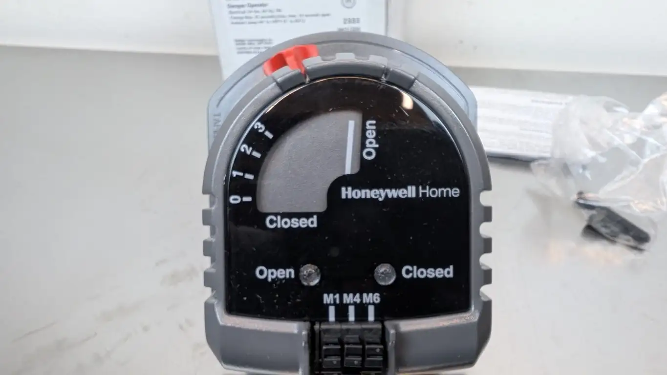 Honeywell M847D-ZONE Damper Operator Max 35 sec Close 10 sec Open 24VAC ...
