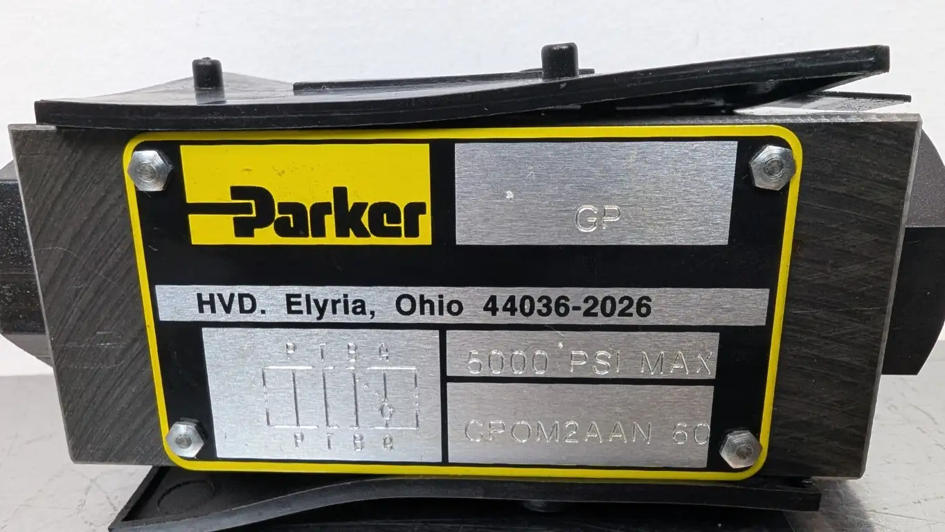 Parker CPOM2AAN 60 Pilot Operated Check Valve 5000 PSI Max – NEO Surplus