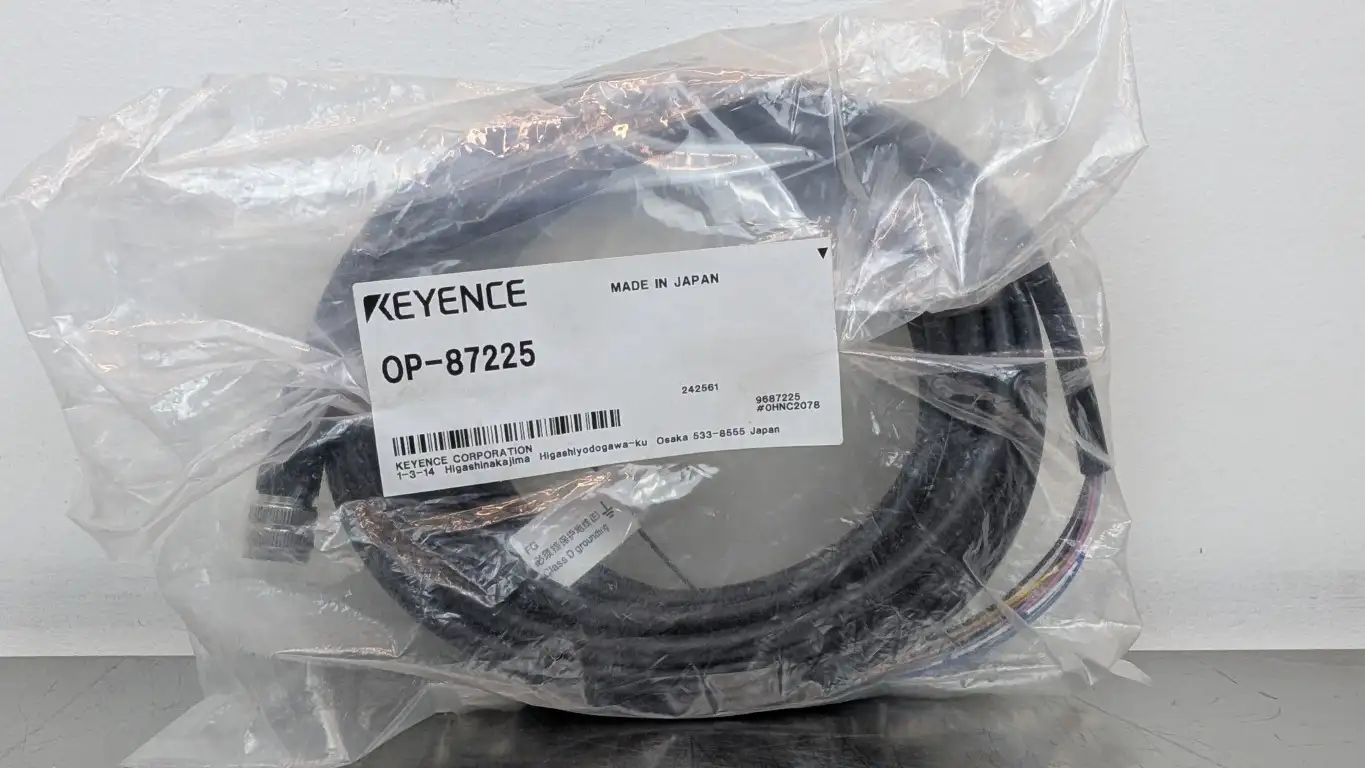 Keyence OP-87225 Control Cable 12-Pin Male 13-Wire 5m – NEO Surplus
