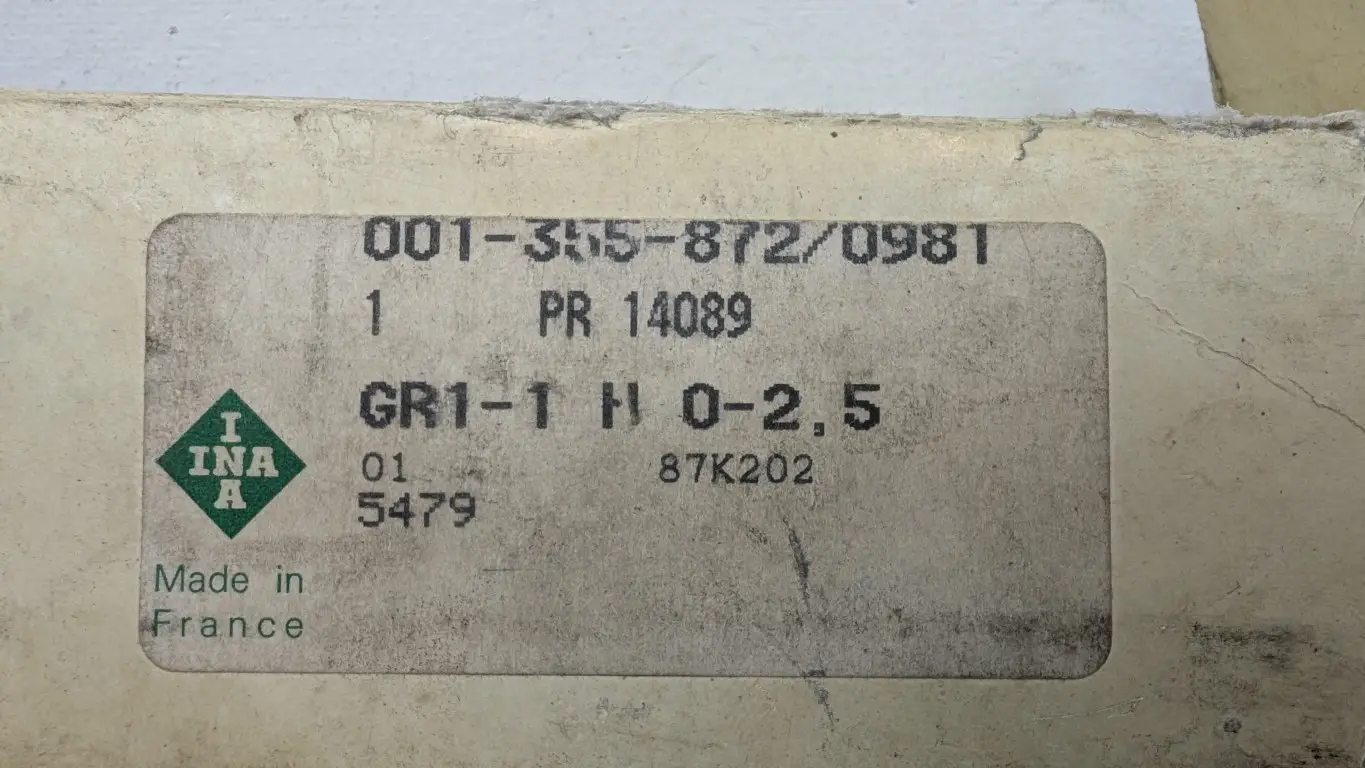 INA PR 14089 GR1-1 Linear Recirculating Roller Bearing Unit 87 K1 20mm ...